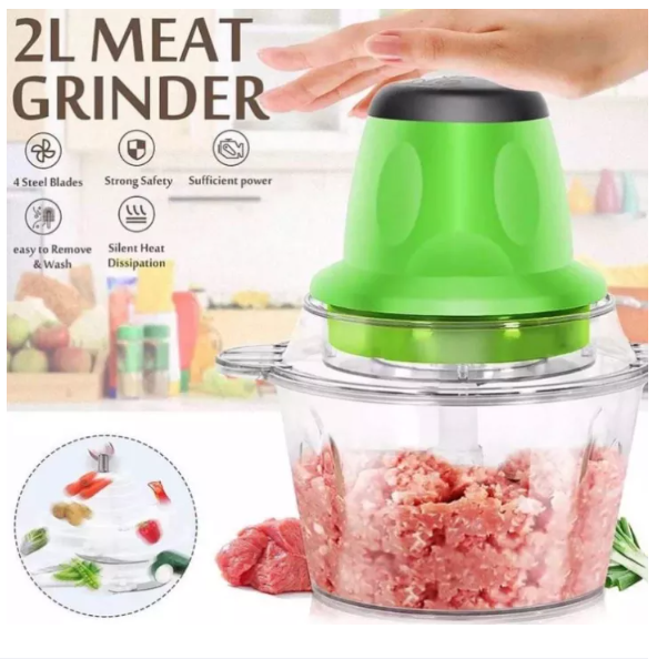 High Quality 2L All-Purpose Fast Machine Mincer Fruit and Vegetable Chopper, Processor, Slicer ...