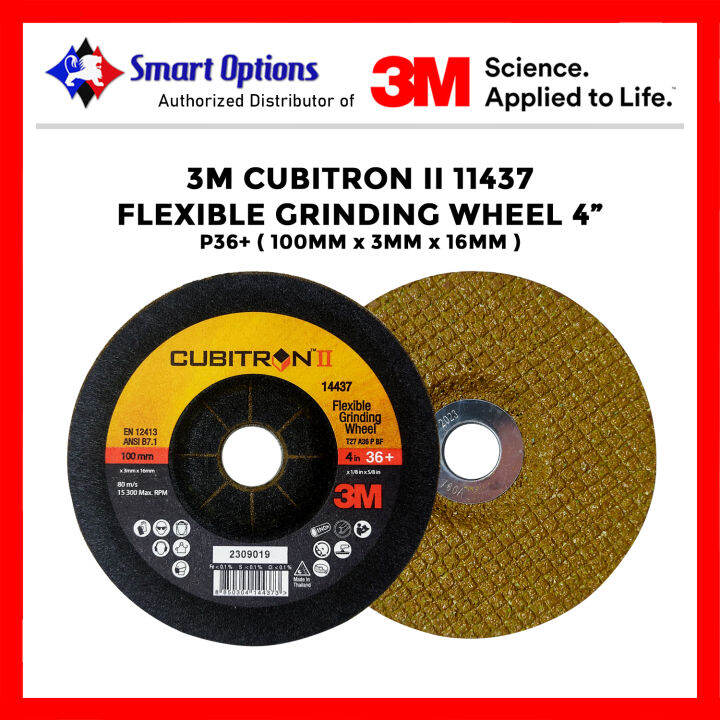 3M Cubitron II 11437 Flexible Grinding Wheel P36 10pcs/set | Lazada PH
