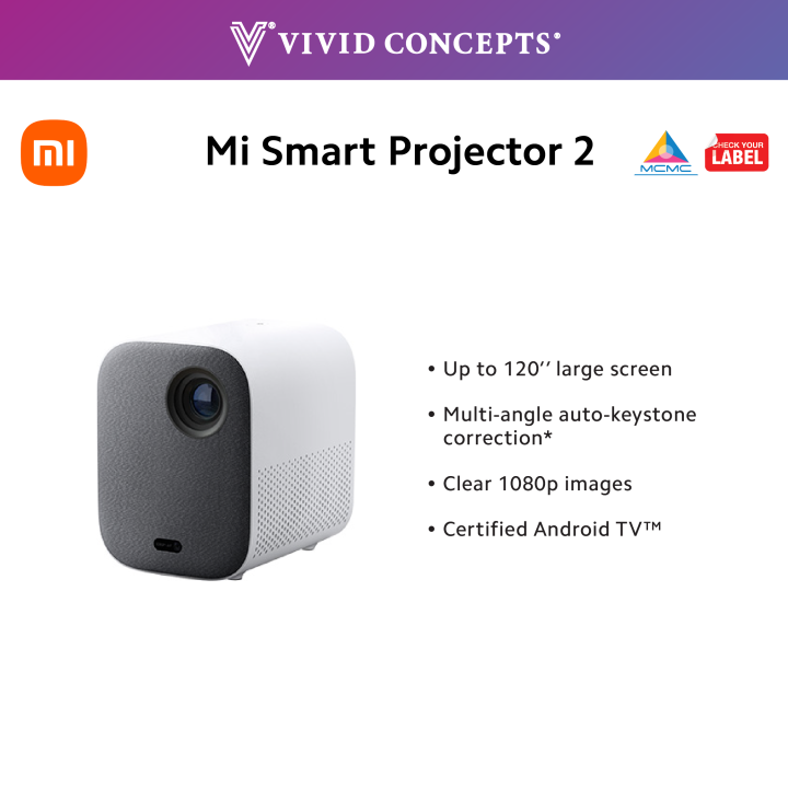 Xiaomi Mi Smart Projector 2 [1080p Image Resolution With Auto-Focus ...