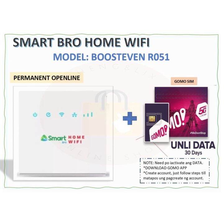 COD OPENLINE!! SMART BRO HOME WIFI CAT4 R051 | Lazada PH