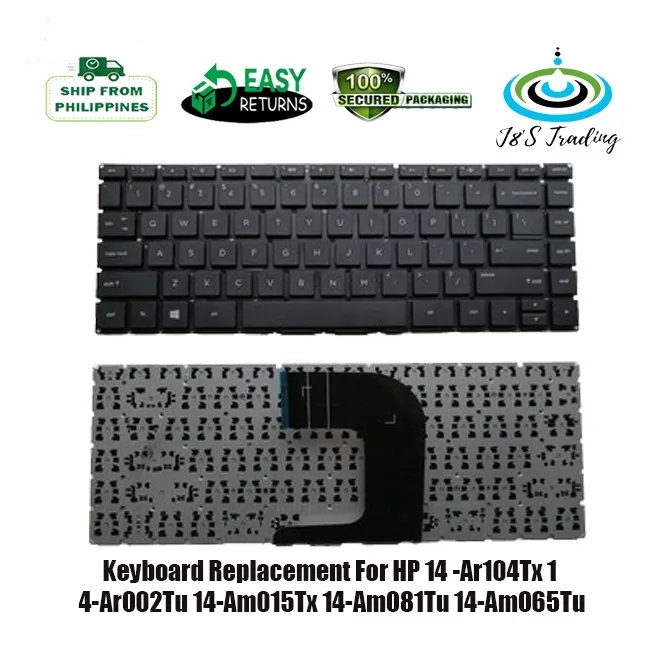 Keyboard Replacement for HP 14 -Ar104Tx 14-Ar002Tu 14-Am015Tx 14 ...