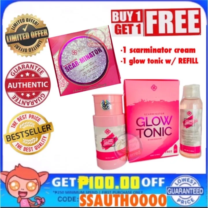 AUTHENTIC Skin Sensation SCAR MINATOR Scarminator CREAM 40ml & GLOW ...