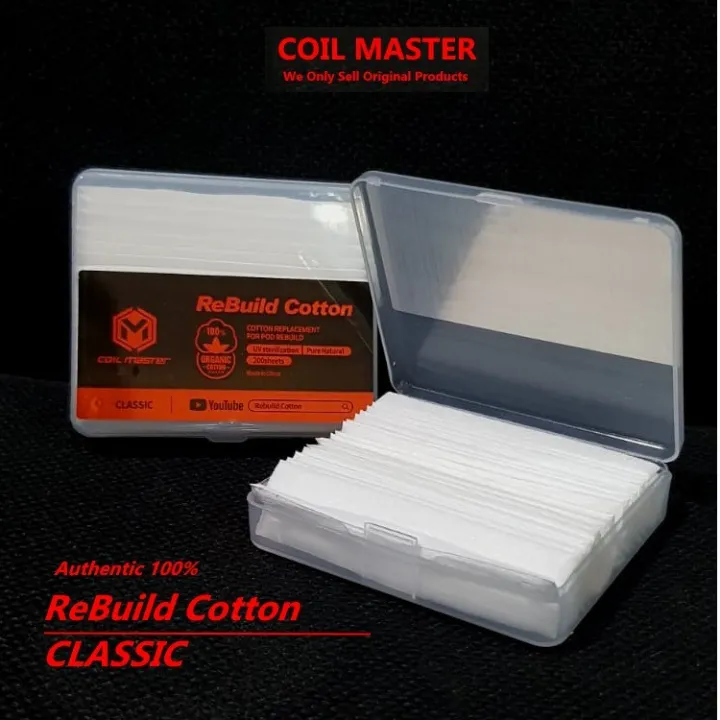 AUTHENTIC RBC CLASSIC - Coil Master Rebuild Cotton CLASSIC kapas rbk ...