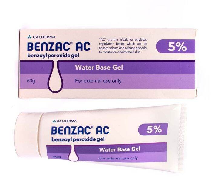 Benzac AC 5% Benzoyl Peroxide Gel 60 g | Lazada PH