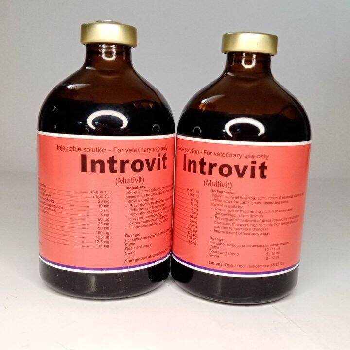[VET SUPPORT] 2pcs INTROVIT MVT 100ML for GAMEFOWL: CATTLE: GOATS ...
