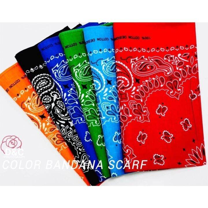 Color Bandana/Scarf (12 pieces) | Lazada PH