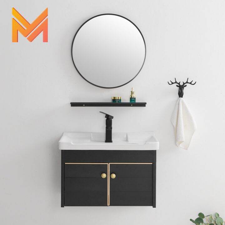 Wall-mounted wash basin household small-sized bathroom wash basin ...