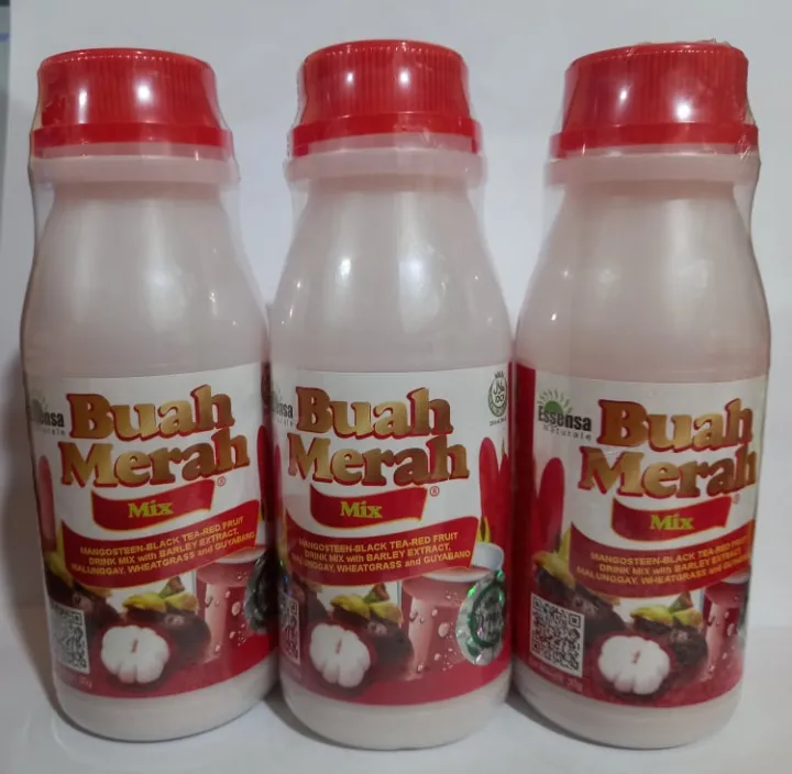 Buah Merah Mix Essensa ( 3 Bottles ) Powder Juice Drink 100% Authentic ...