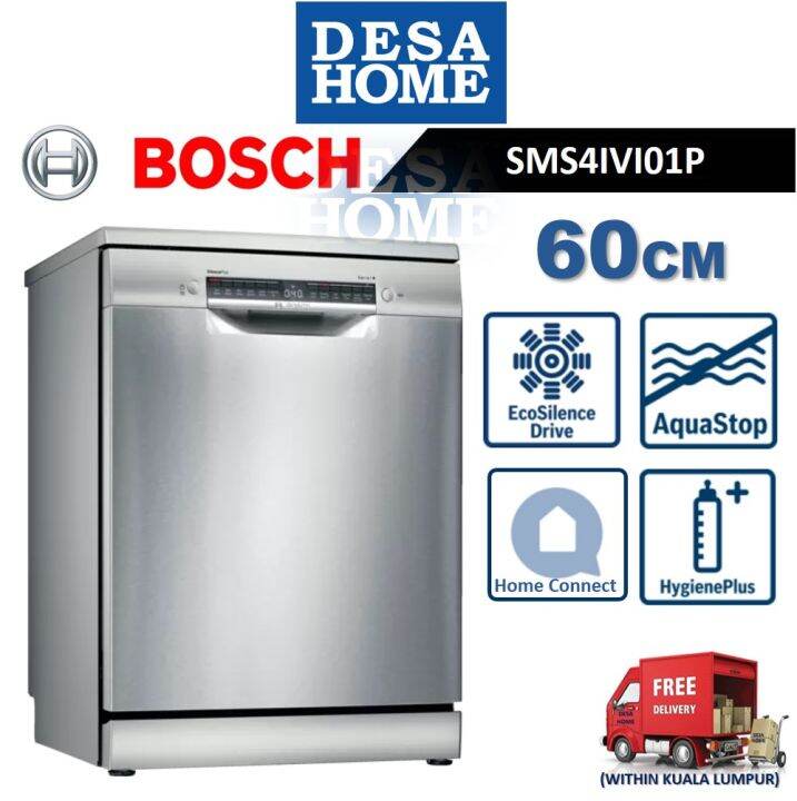 [FREE DELIVERY WITHIN KL] BOSCH SMS4IVI01P 60CM FREESTANDING DISHWASHER ...