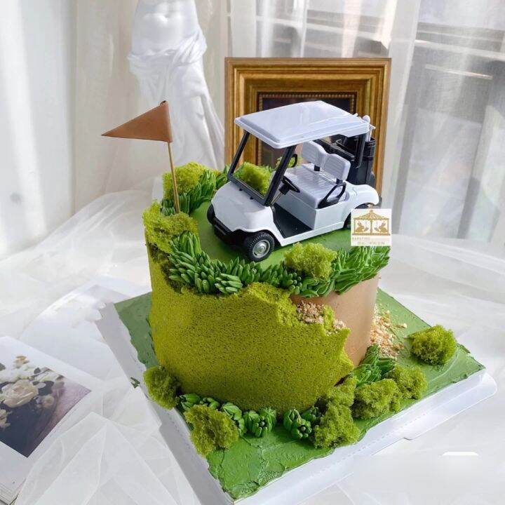 [Ready Stock] Golf Car Cake Decoration 回力高尔夫车蛋糕装饰 | Lazada