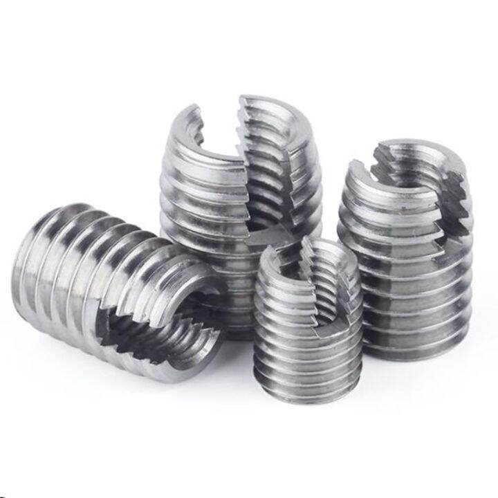 [HOT 2023] M2 M2.5 M3 M4 M5 M6 M8 M10 M12 Stainless steel Self Tapping Insert Screw Bushing 302 ...