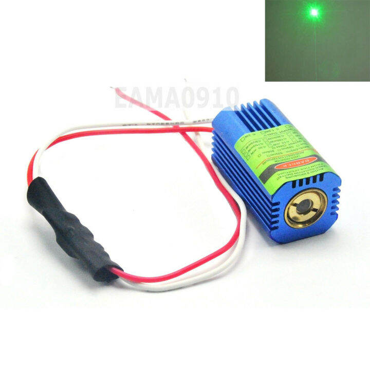 Industrial 532nm 50mW Dot 12V 40x21mm Green Beam Laser Diode Module ...