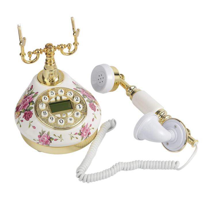 Retro Vintage Antique Telephone Old Fashioned with Push Button dial for ...