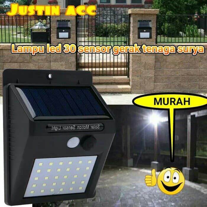 lampu led outdoor sensor gerak PIR sensor cahaya otomatis-hemat energi ...
