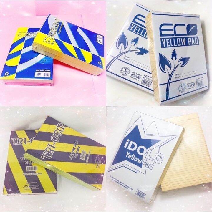 Yellow Pad paper Yellow ruled pad | Lazada PH