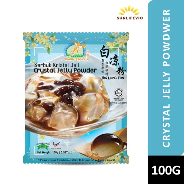 CRYSTAL JELLY POWDER | SERBUK KRISTAL JELI | 白凉粉 100GM | Lazada