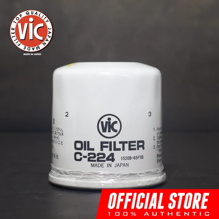 VIC Oil Filter C-224 for Nissan Sentra, Serena, Murano, X-Trail, GT-R ...