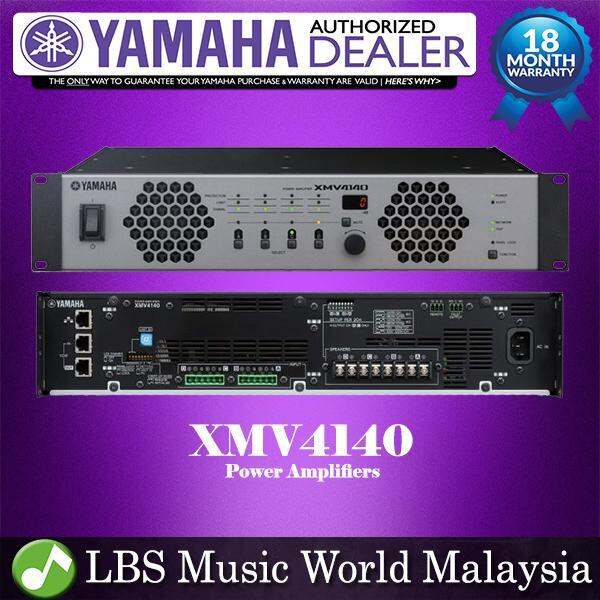 Yamaha XMV4140 4 channel 140W X 4 Power Amplifier Amp Mixer (XMV 4140 ...