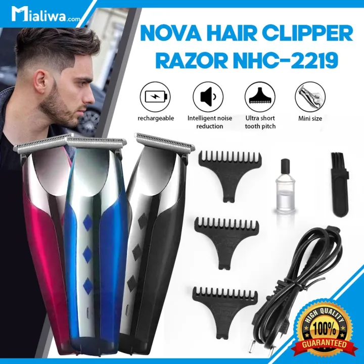 Nova Hair Clipper Razor NHC-2219 Rechargeable Electronic Hair Beard ...
