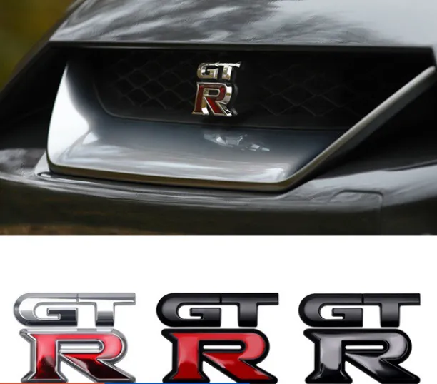 โลโก้ ตัวอักษร นิสสัน จีทีอาร์ งานโลหะ Metal GTR Logo NISSAN GTR Car ...