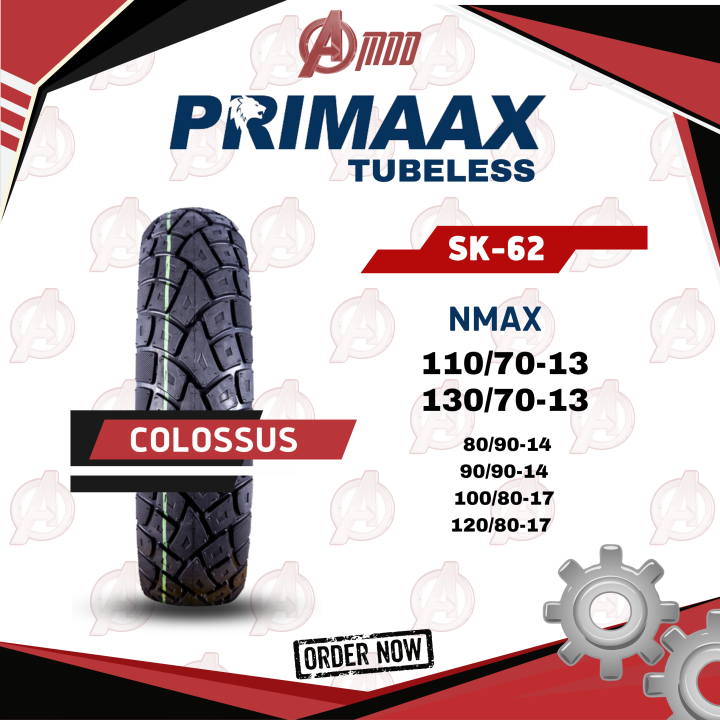 PRIMAAX Colossus (Tubeless) SK-62 (w/ FREE Koby Tire Sealant) | Lazada PH