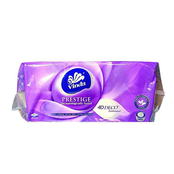 VINDA Deluxe Toilet Paper 3ply 4D 16 rolls | Lazada