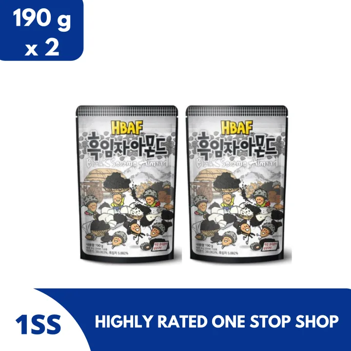 HBAF Almond Black Sesame, 190g set of 2 | Lazada PH