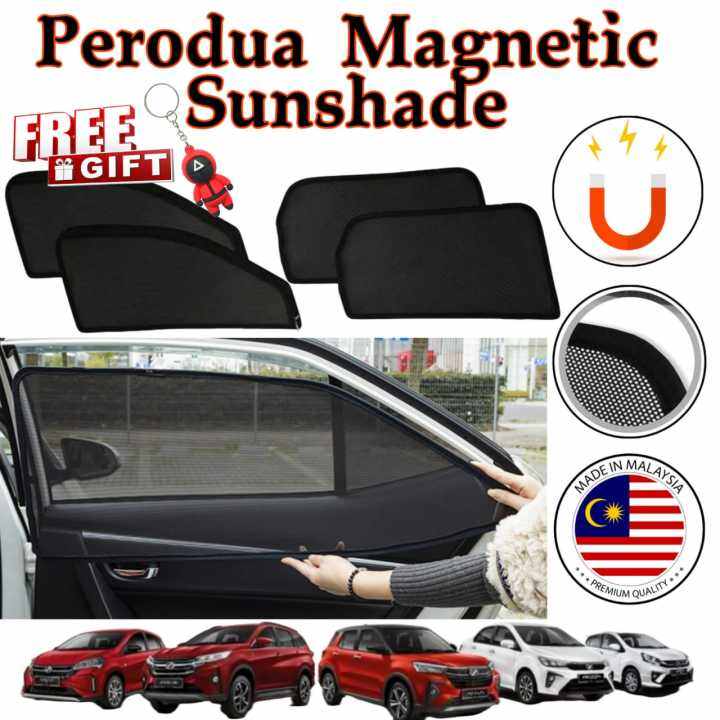 Premium Quality Magnetic Sunshade Perodua More Car Model Magnet Sun ...