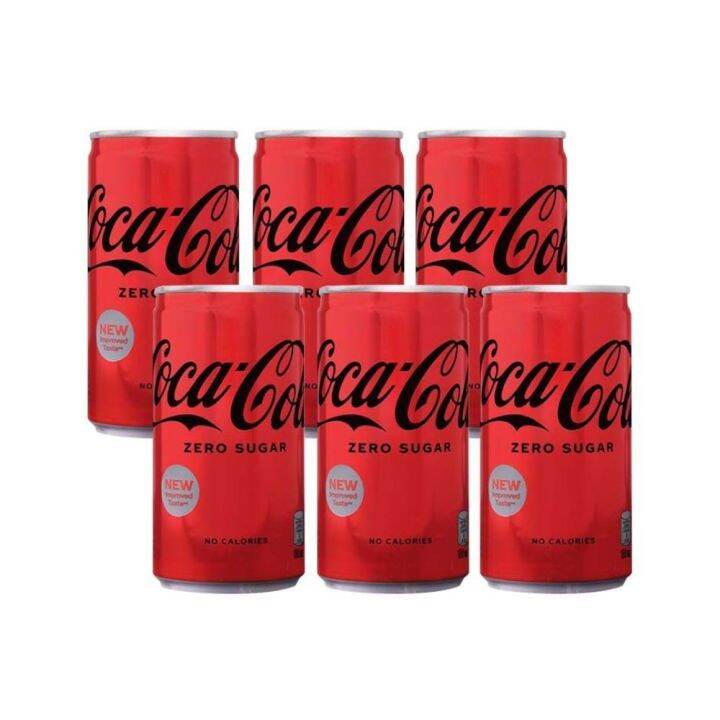 Coca-Cola No Sugar Mini Can 180ml - Pack of 6 | Lazada PH