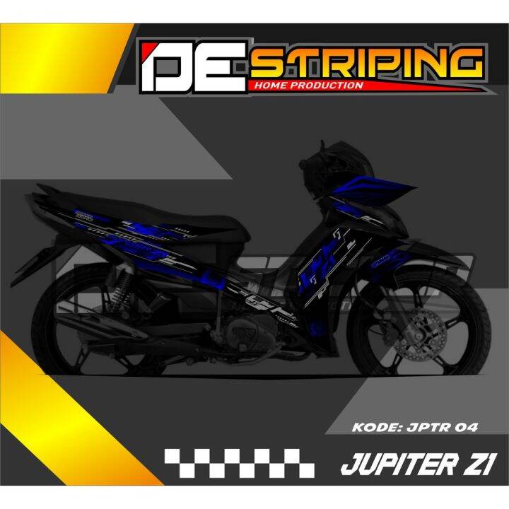 (cod) 004 jupiter z1 striping semi full sticker stiker jupiter z1 ...