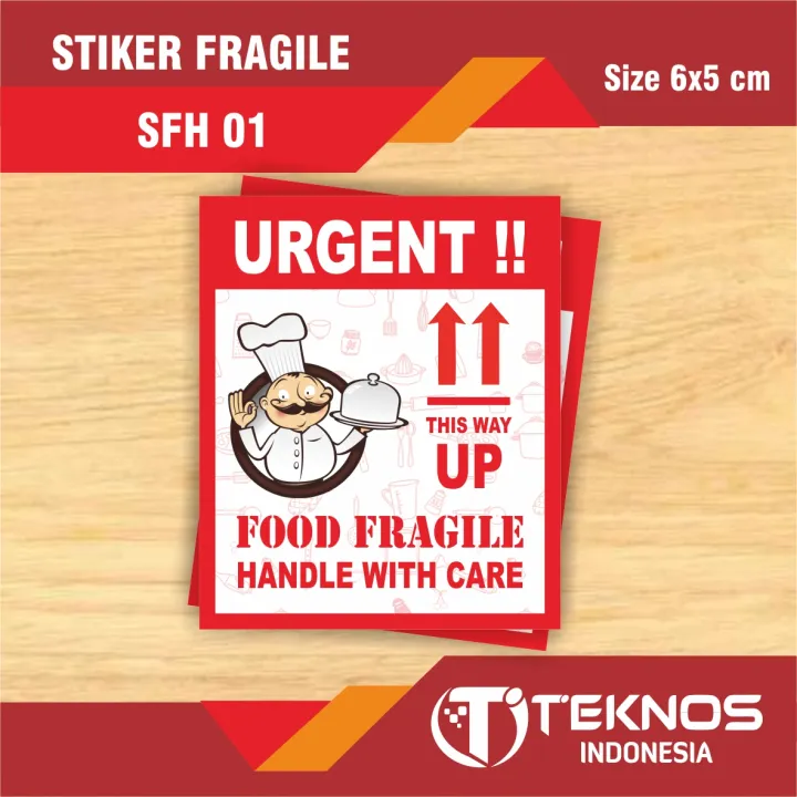STICKER FRAGILE - STIKER JANGAN DIBANTING LUCU UNIK MURAH | Lazada ...