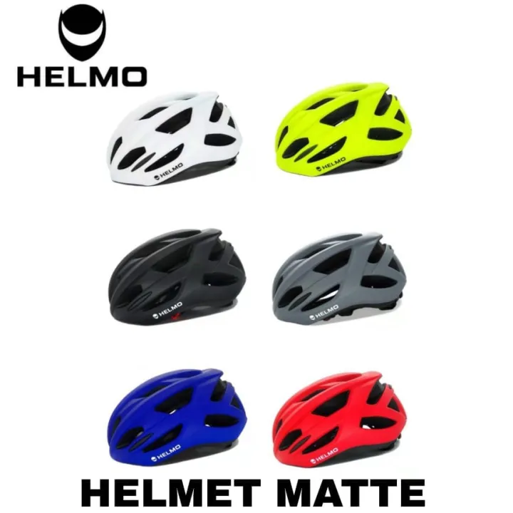 HELMO MATTE BICYCLE HELMET | Lazada PH