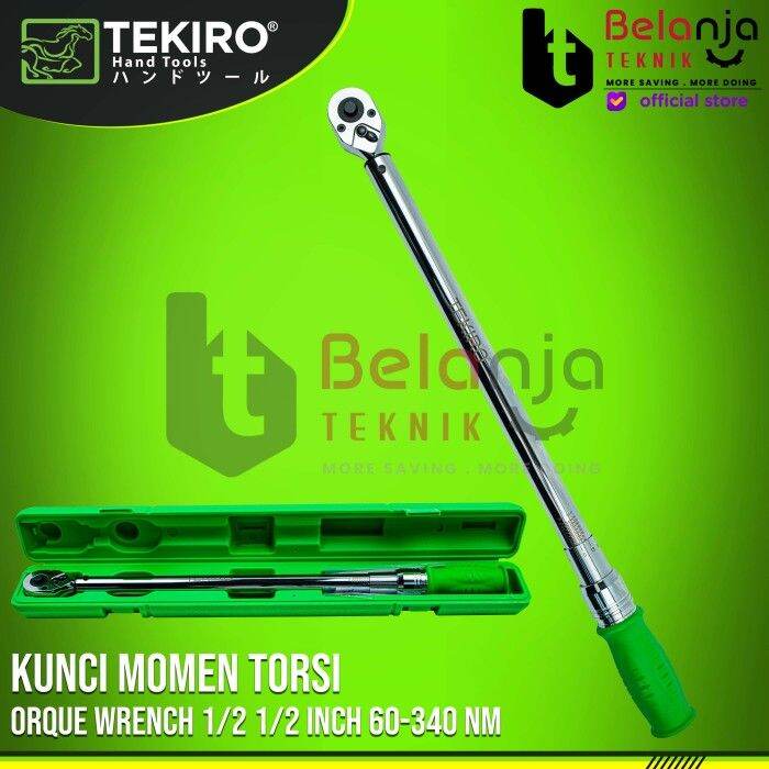 Tekiro Kunci Momen Torsi 12 Inch 60 340 Nm Torque Wrench 12 Tr3000 Lazada Indonesia