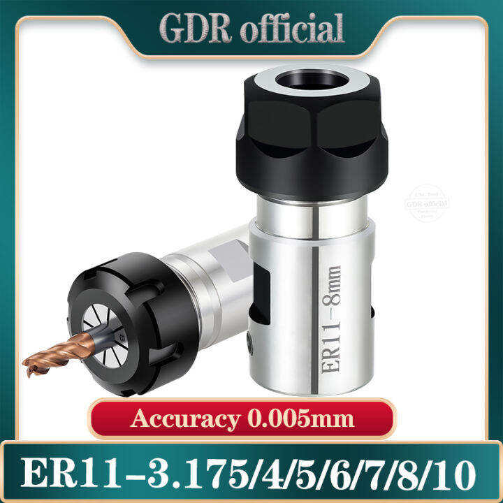 ER11 collet Chuck Spindle Motor Shaft Extension Rod Spindle Chuck Lathe เครื่องมือ Spindle Tool ...