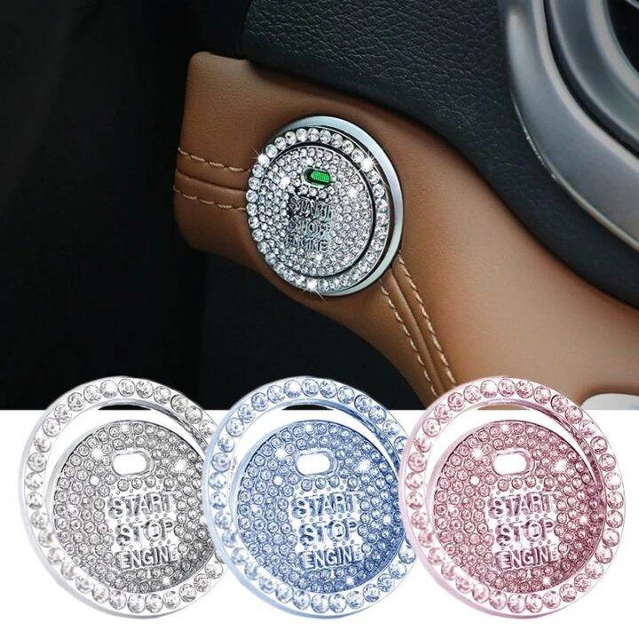 【CCWOLF】Car One-click Start Button Car Interior Engine Ignition Start ...