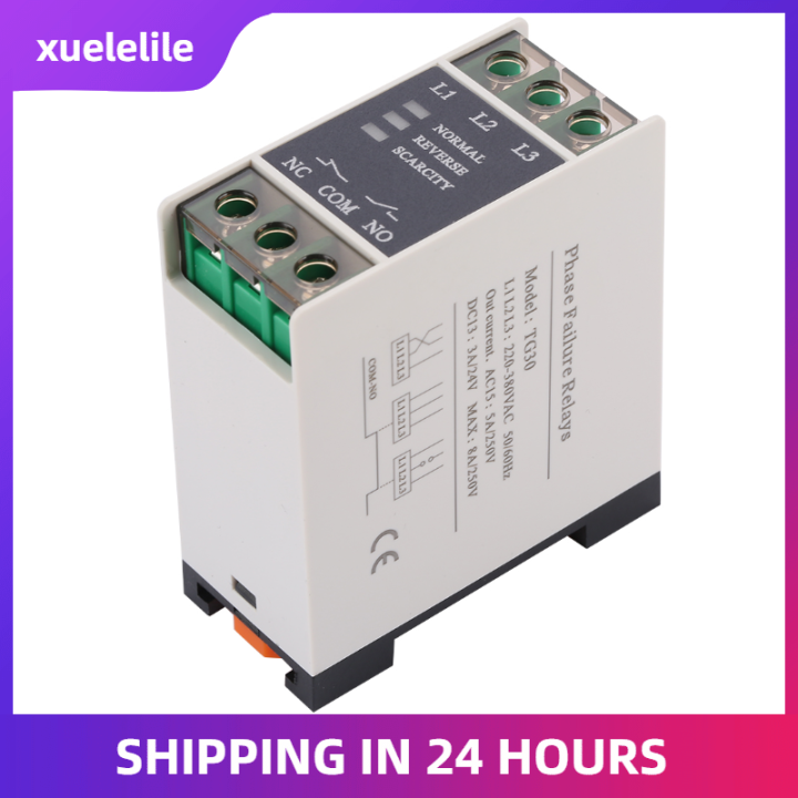 TG30 3-Phase Phase Sequence Relay Phase Failure Loss Protection 220-380VAC | Lazada