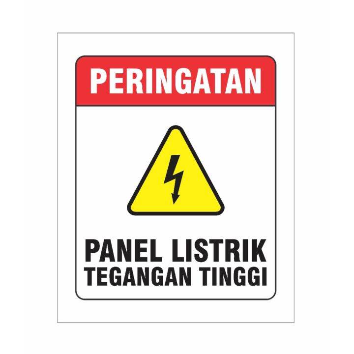 Akrilik Panel Listrik Tegangan Tinggi | Lazada Indonesia