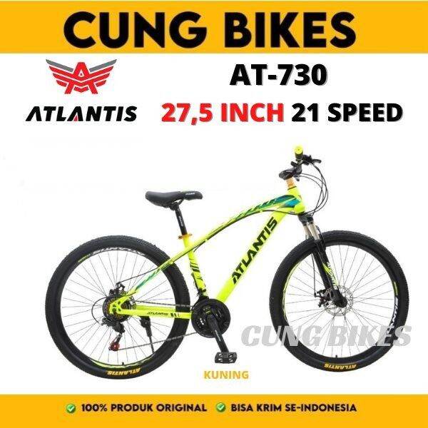 Sepeda Gunung MTB 24 26 dan 27,5 inch Atlantis 730 Diskbrake 21 speed ...