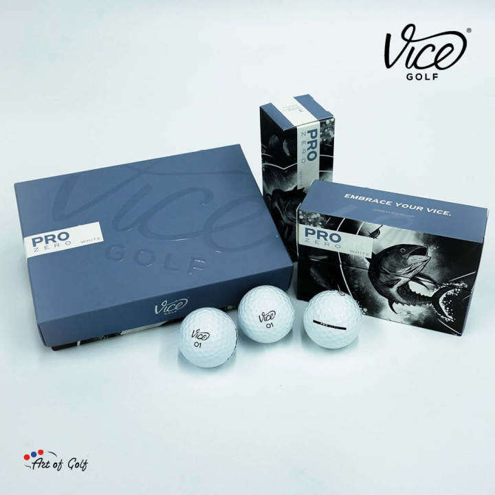 ลูกกอล์ฟ Vice รุ่น Pro Zero (โปรโมชั่น 6 กล่อง) แถมฟรี!! หมวก Vice Golf ...