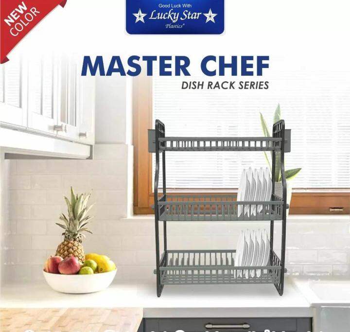 RAK PIRING MASTER CHEF SS-3 (ABU-ABU) 3345.SS3-A | Lazada Indonesia
