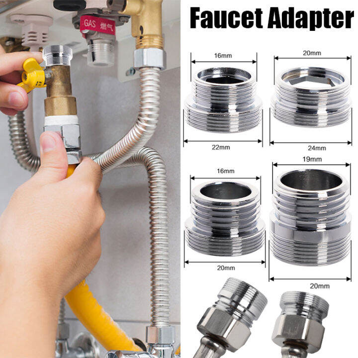 Water-Saving Adapter with Internal and External Threads for Faucet ...