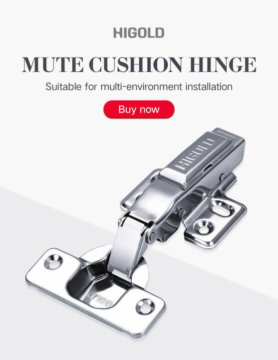 HIGOLD 304 Stainless Steel Cabinet Hinge Quick Release Soft Close ...