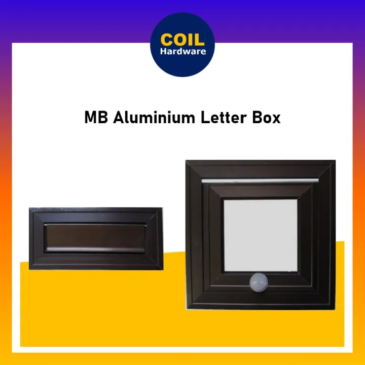 9" Aluminium Letter Box | Peti Surat Aluminium (Panel Set) | Lazada