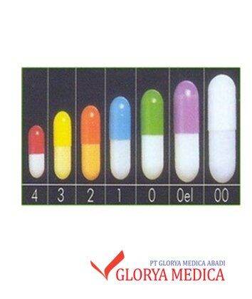 TERLARIS!!! CANGKANG KAPSUL KOSONG UKURAN 00 ,0 ,1 ,2, 3 UKURAN BESAR ...