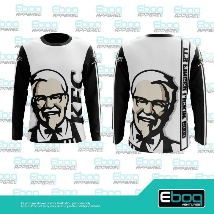 Long sleeve T-shirt with microfiber fabric printed Kfc Rider black and ...