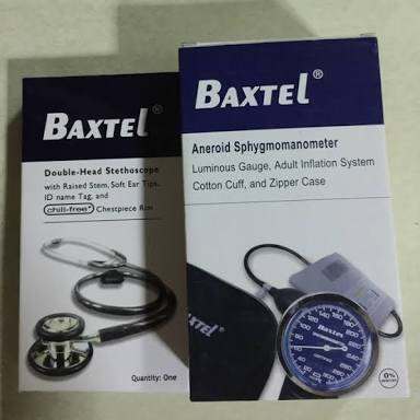 BAXTEL BP Apparatus Set Sphygmomanometer and Stethoscope | Lazada PH