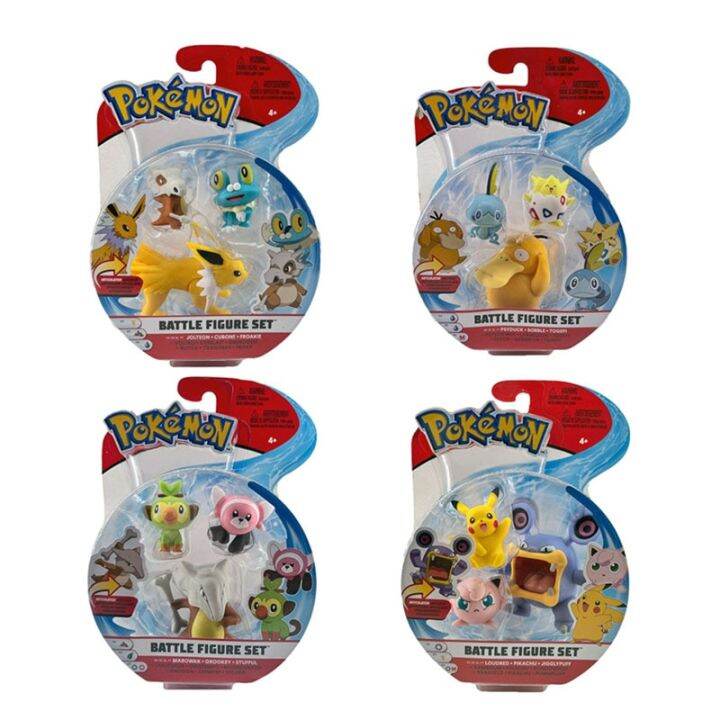 Original Pokemon Figurine Jolteon Marowak Loudred Psyduck Action Battle ...