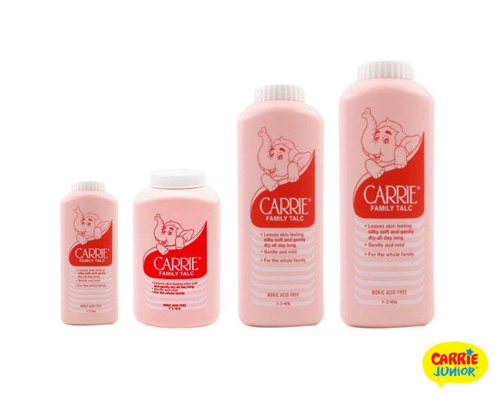 CARRIE FAMILY Unza Talc Powder ( 75g, 150g, 300g, 500g ) | Lazada