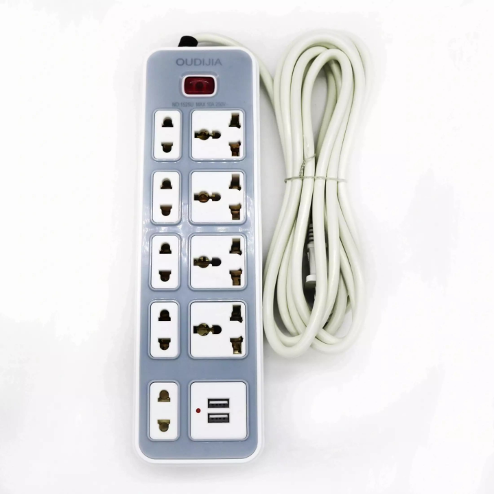 Heavy MultiFunction Socket Plug Universal Socket Power Strip with 9 ...