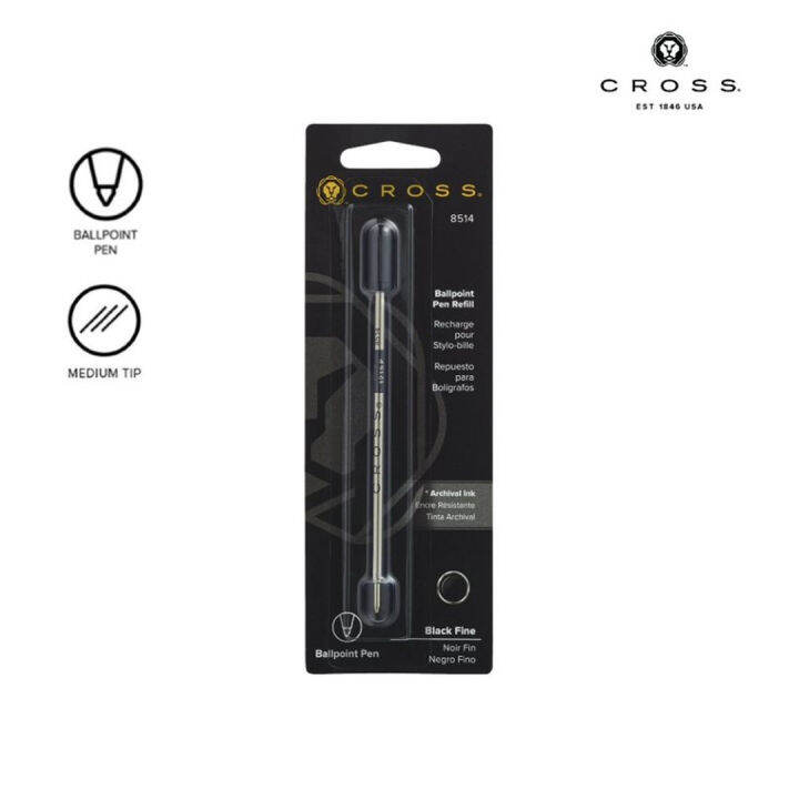 Cross Black Ballpoint Pen Fine Black Refill C8514 | Lazada PH